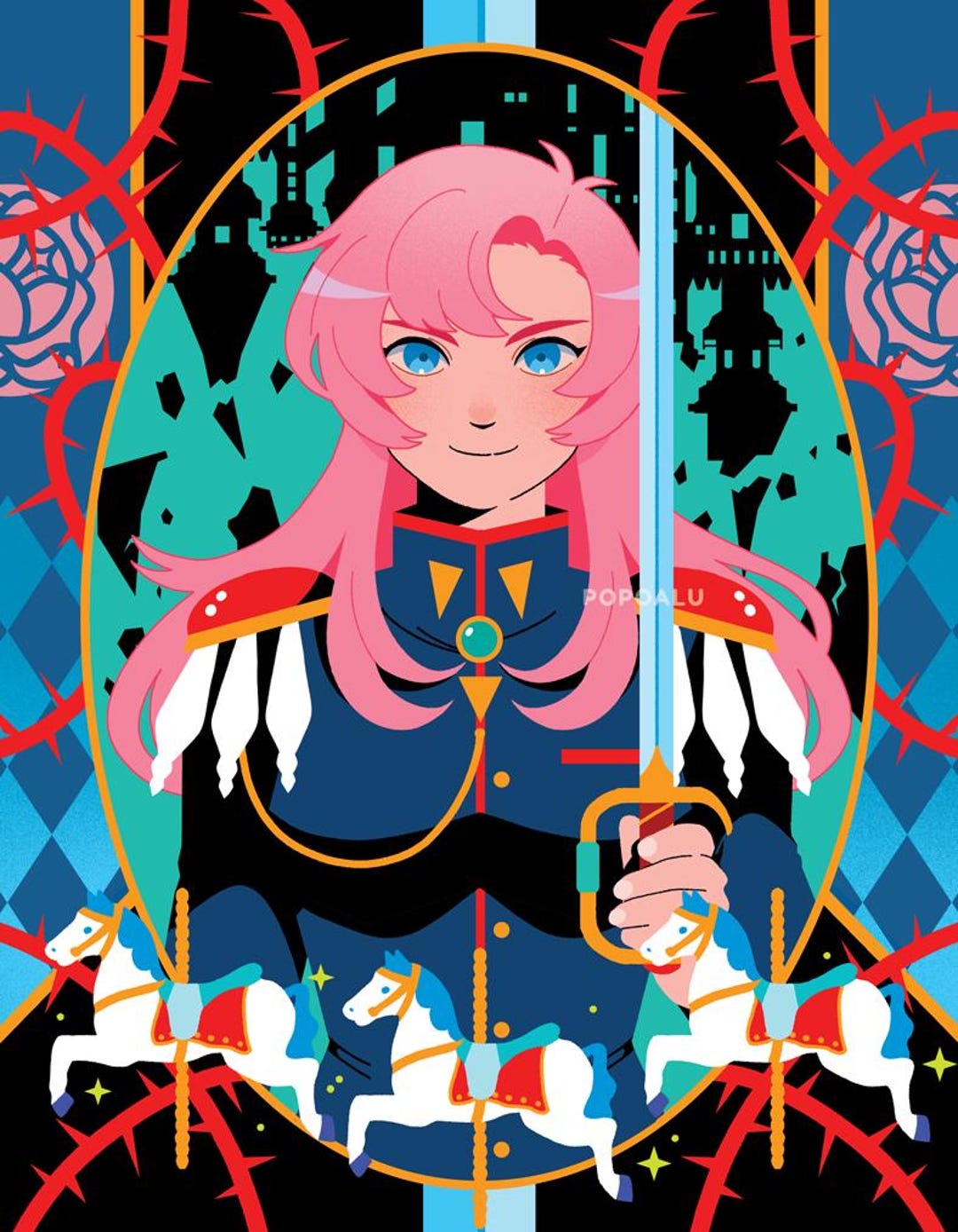 Revolutionary Girl Utena Artwork Prints - Etsy