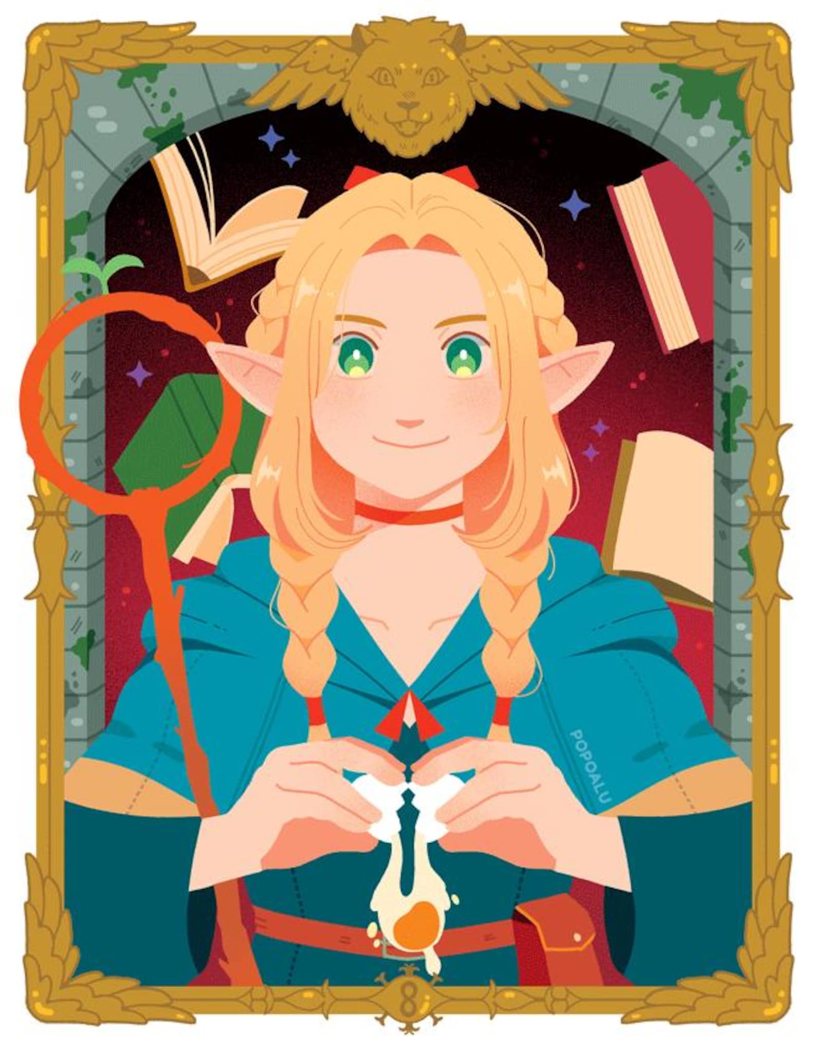 Delicious in Dungeon Character Prints - Etsy