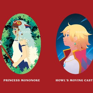 Ghibli Character 3D Layered Charms - Etsy