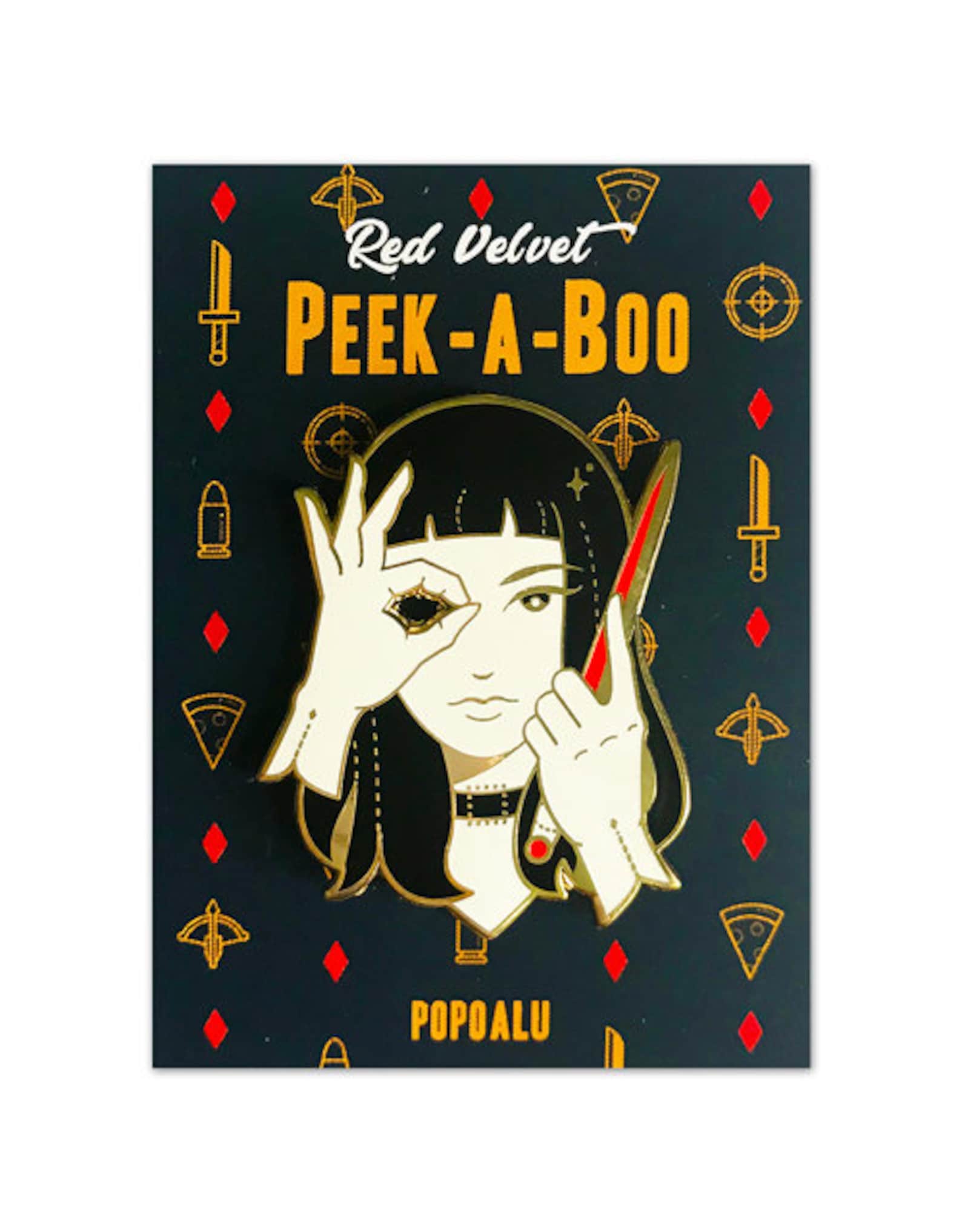 Red Velvet: Peek A Boo Inspired Enamel Pin - Etsy