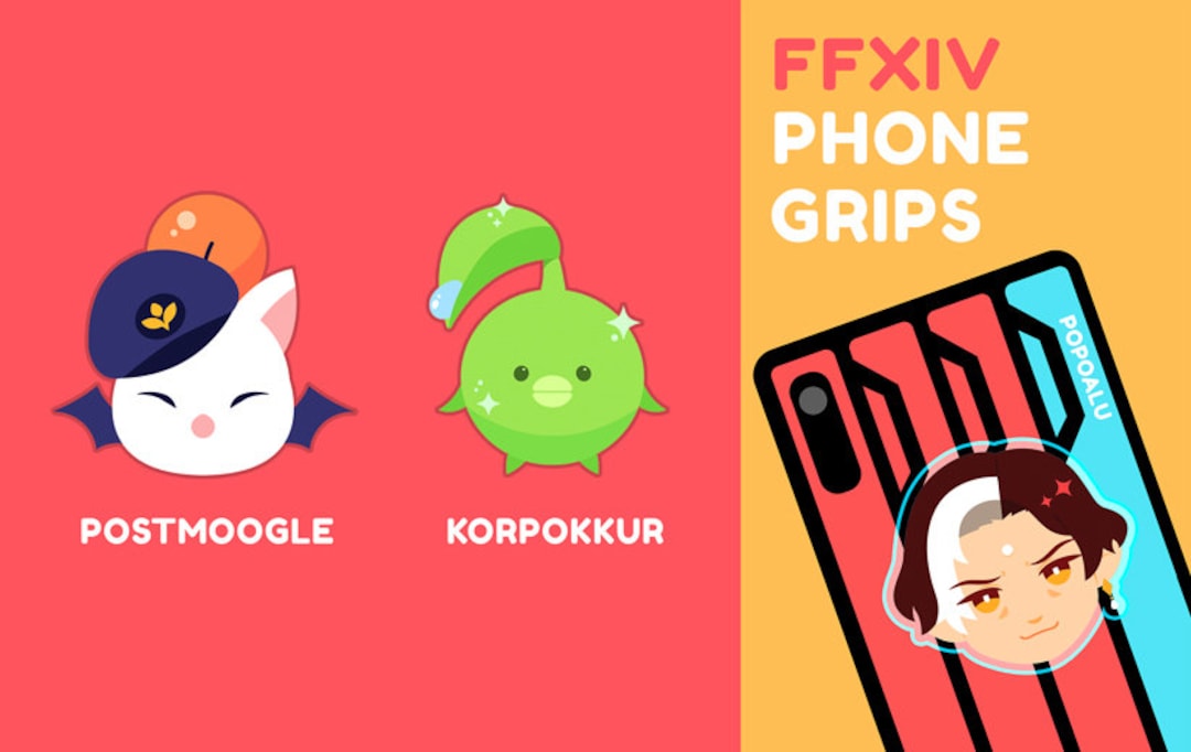 FFXIV Friends Phone Grips - Etsy