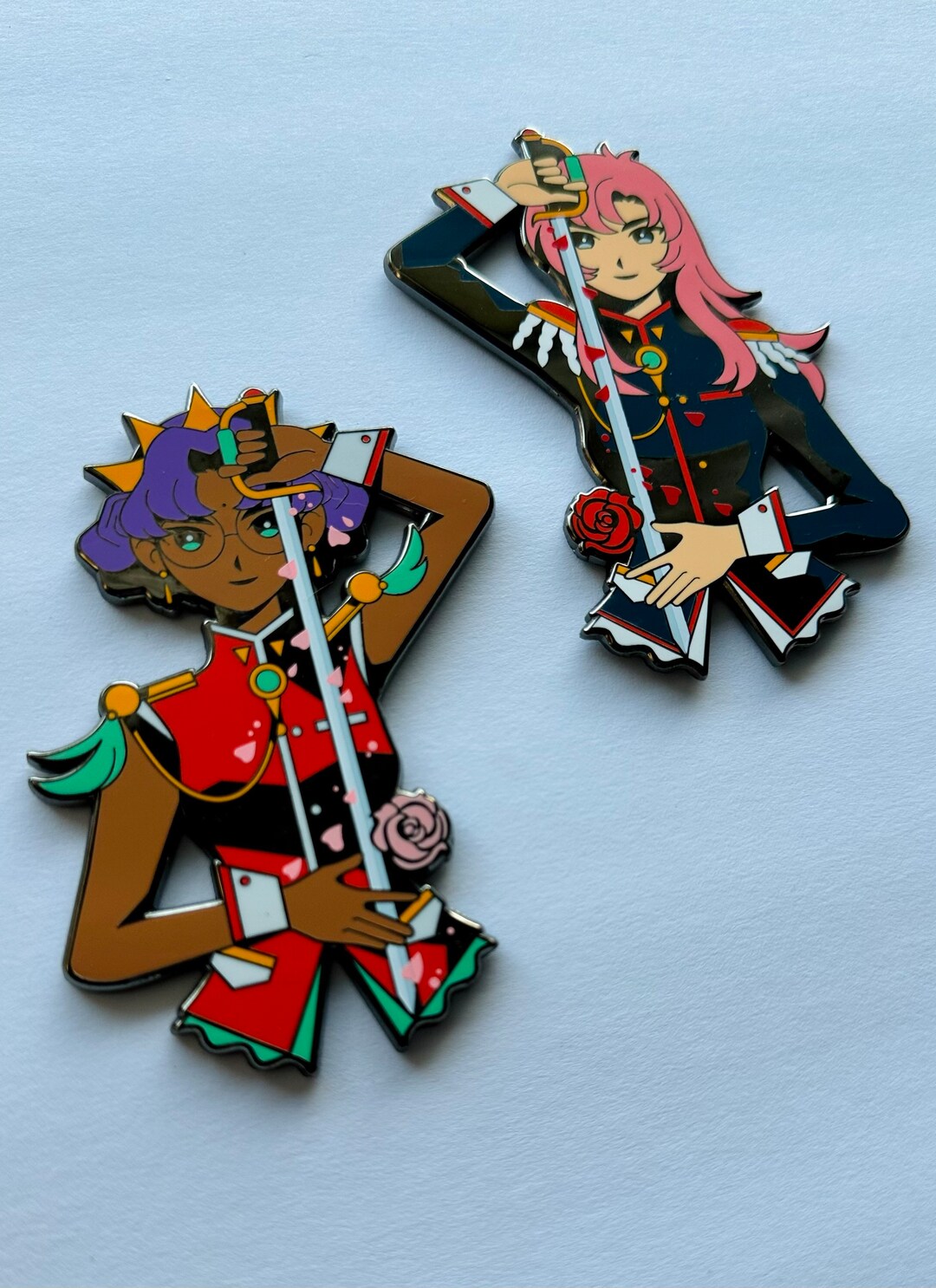 Revolutionary Girl Enamel Pins - Etsy