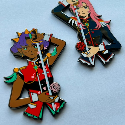 Revolutionary Girl Enamel Pins - Etsy