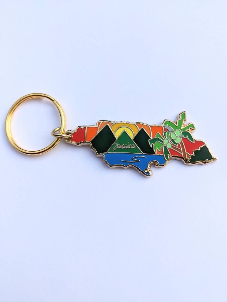 Jamaica Key Chain - Etsy