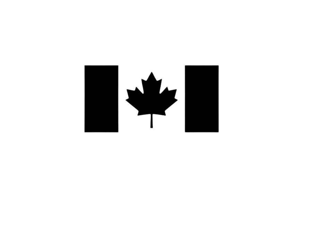 Canada Flag Decal - Etsy
