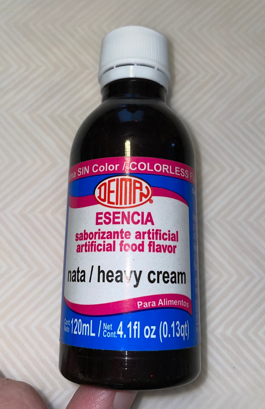 Esencia Saborizante Artificial/ Artificial Food Flavor. Sabor Nata ...