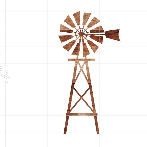 Rustic Windmill - Etsy