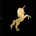 Gold Unicorn Png Svg Downloads | Gold Foil Unicorn Silhouette Cricut ...