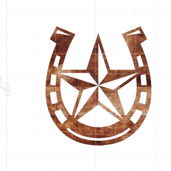 Horseshoe Star - Etsy