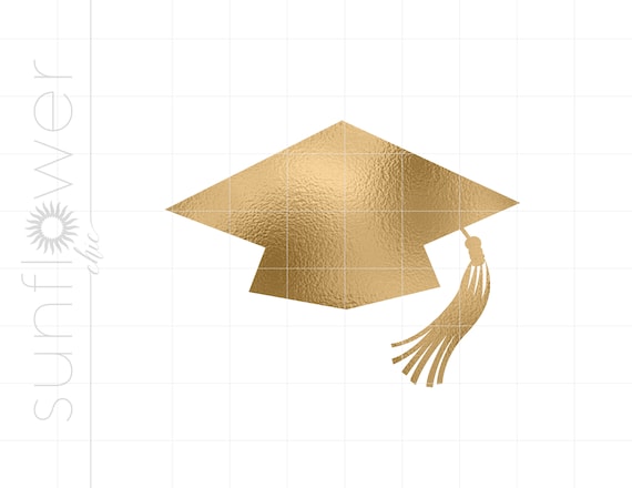 Gold Graduation Cap Clip Art Graduation Cap Element For Degree
