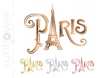Gold PARIS Svg Cut File Clipart Downloads Gold Parisian Svg - Etsy