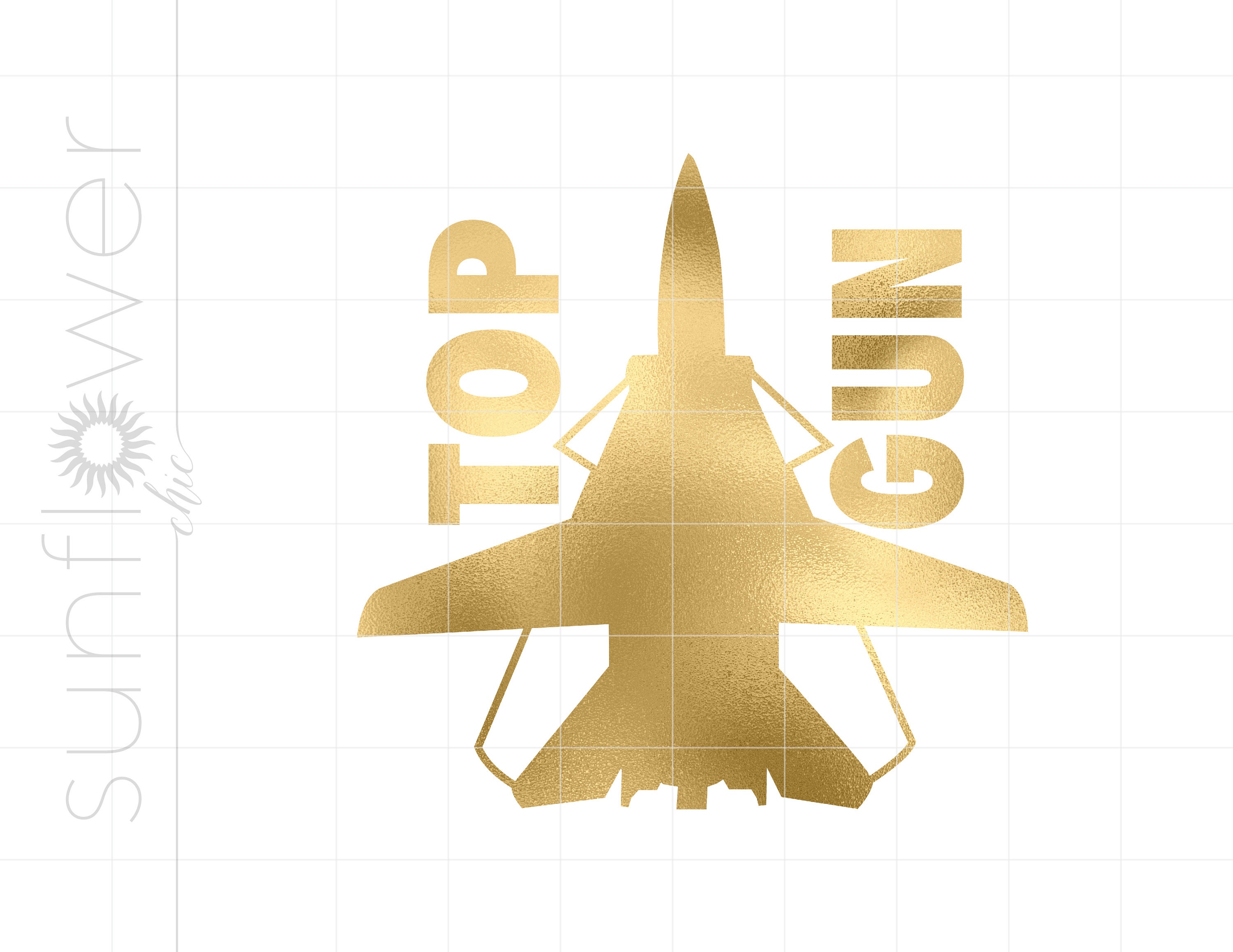 Gold Top Gun F-14 Png Svg Downloads Gold Top Gun Cricut Cut Files ...