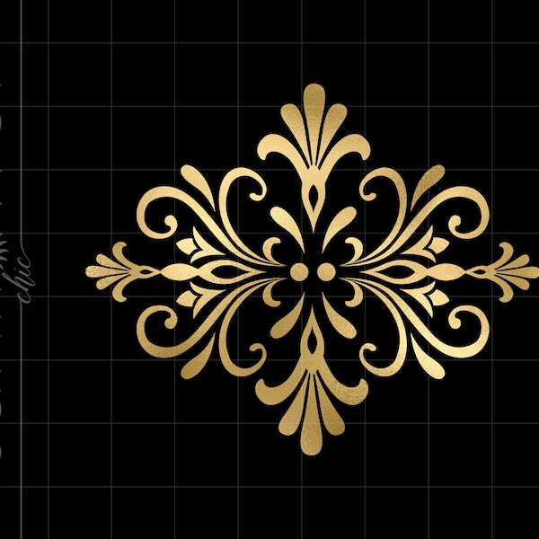 Gold Filigree - Etsy