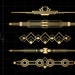 Gold Art Deco Headers Png Svg Clipart Downloads | Gold Foil Art Deco ...