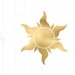 Gold Sun Png Downloads | Gold Foil Sun Cricut Cut Files Download | Gold ...