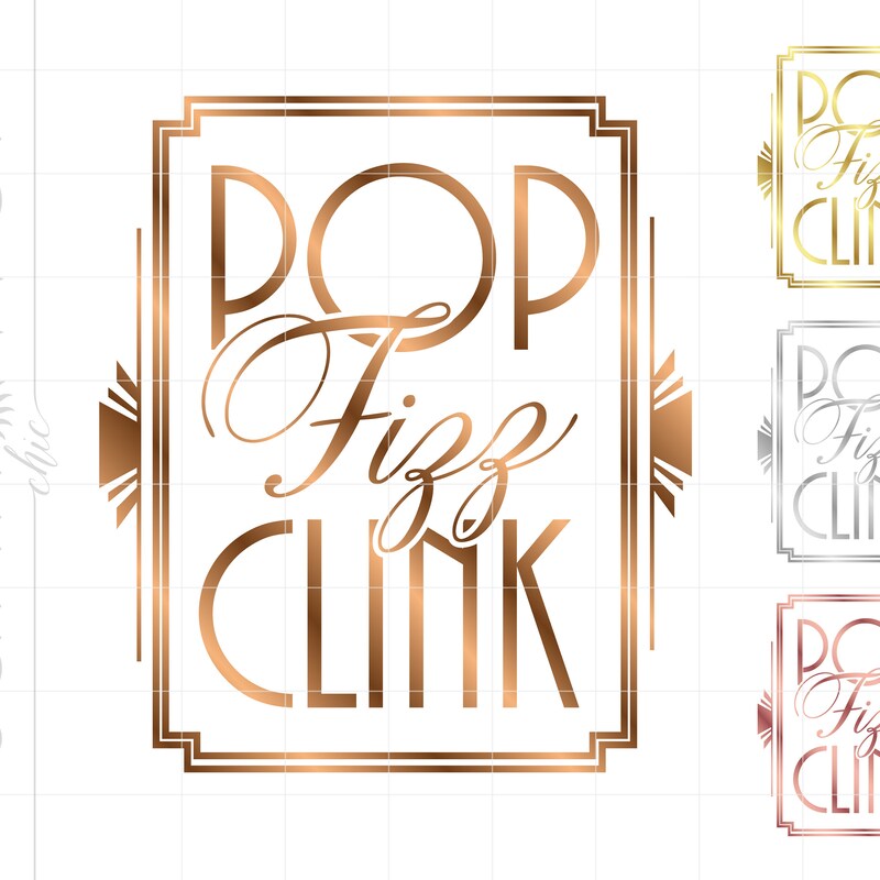 Pop Fizz Clink Sign - Etsy