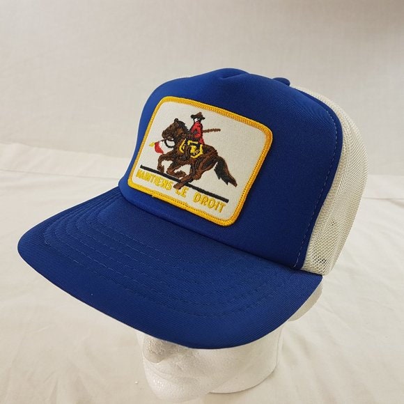 RCMP HORSE FRENCH Trucker Hat Snapback Baseball 80 - Etsy