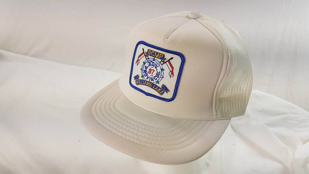 RCMP WILLIAMS LAKE 1987 Trucker Hat Cap 80s Snapback White - Etsy