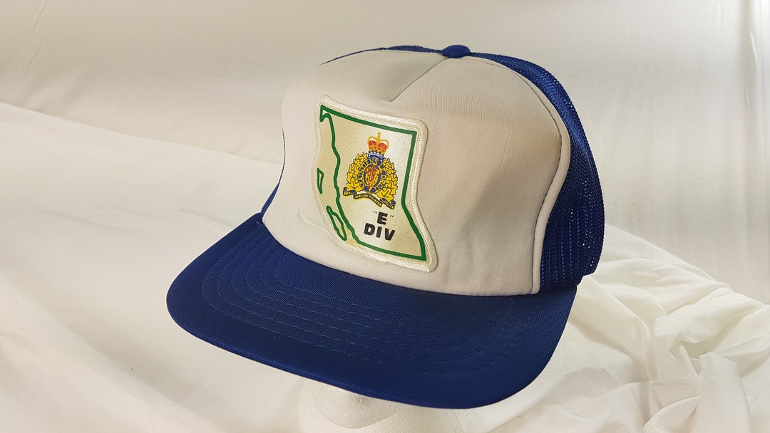 RCMP 1980s E Division Trucker Hat Cap Snapback - Etsy