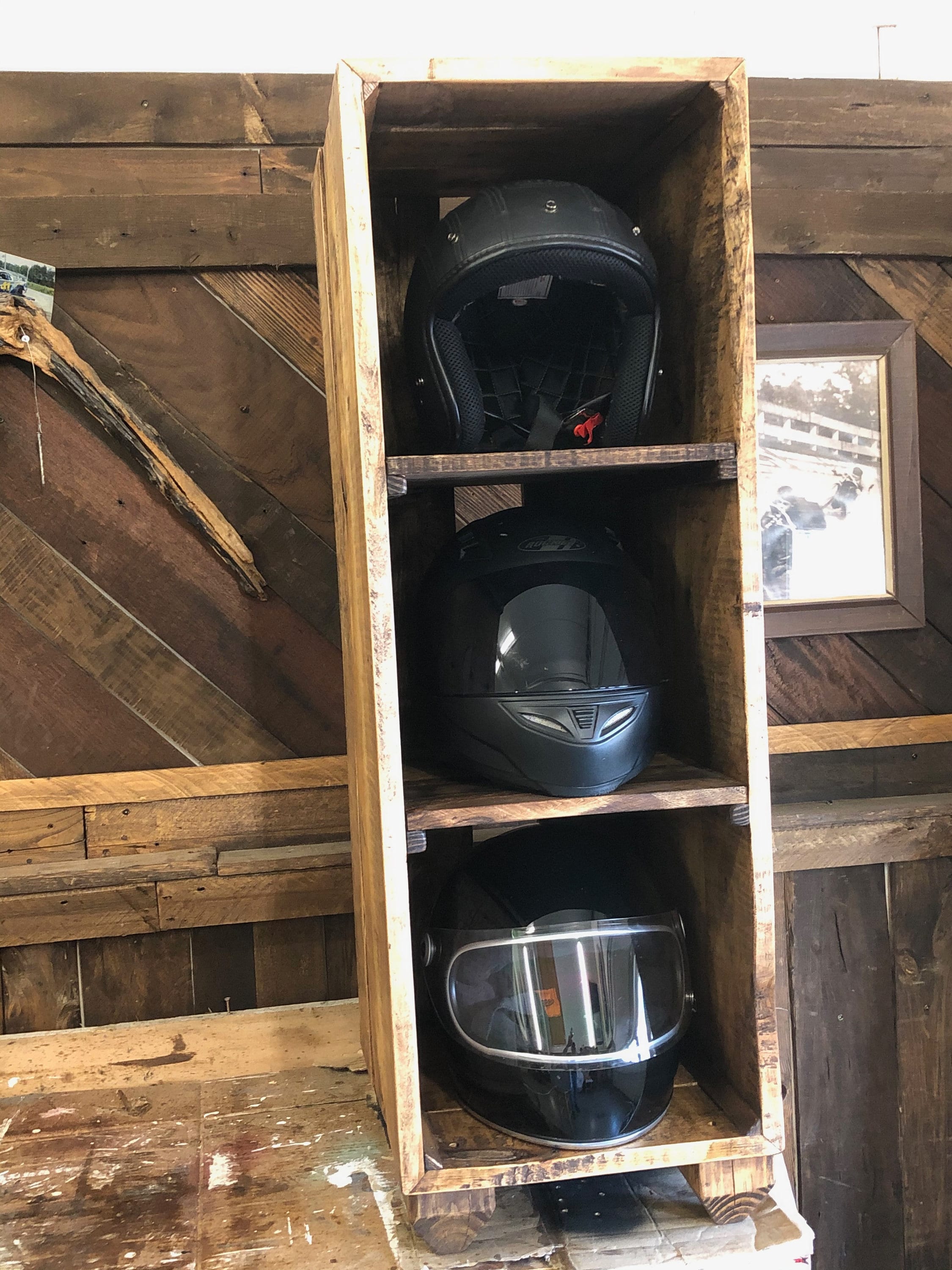 Motorcycle Helmet Storage Cabinet Motorbike Helmet Cabinet - Etsy