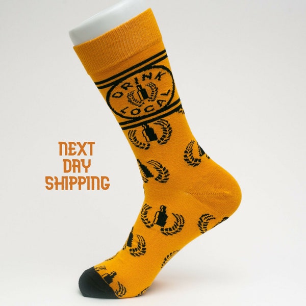 Drink Local Socks - Etsy