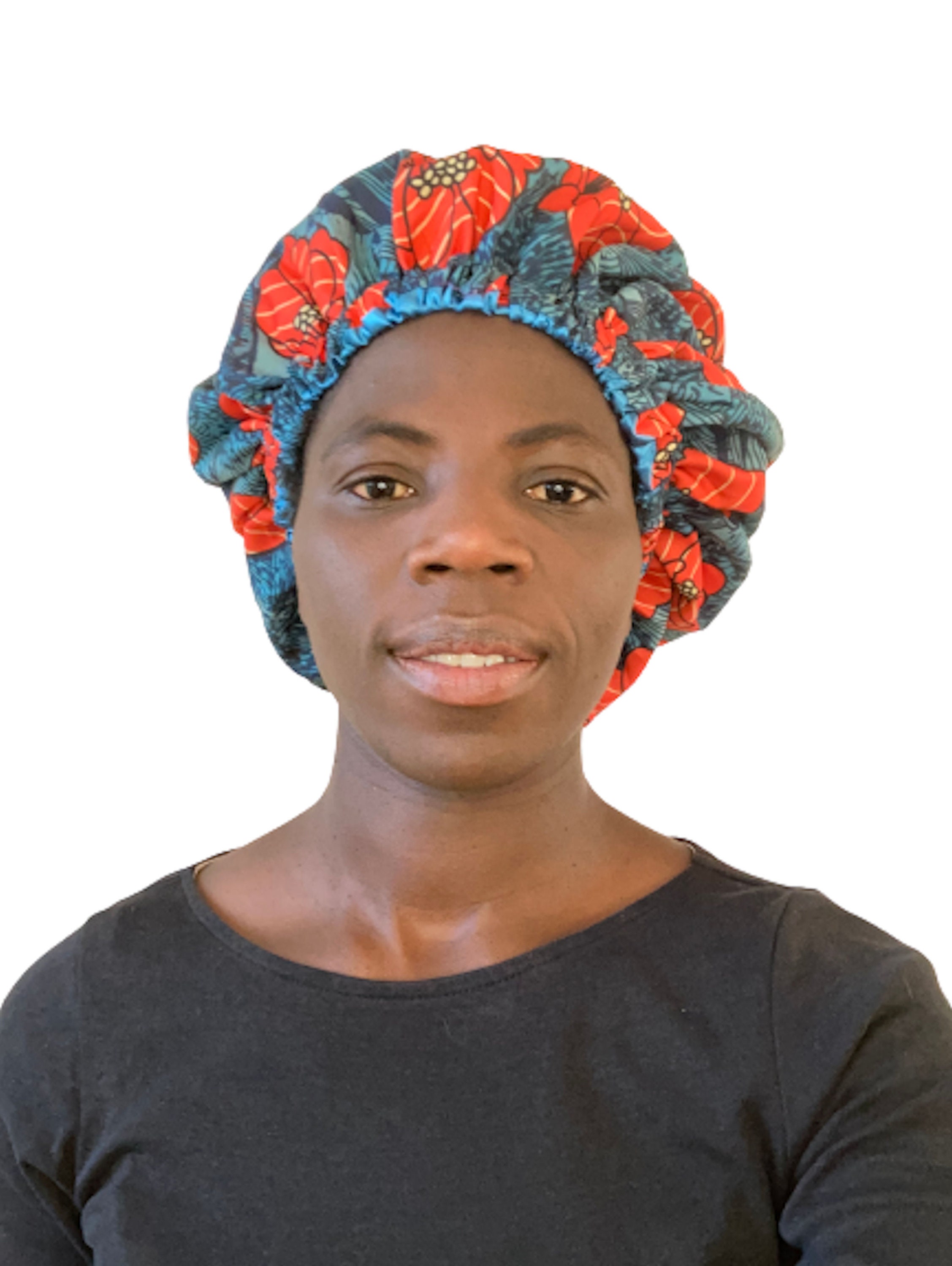 African Nightcap ,satin Bonnet, Ankara Bonnet, Hair Bonnet, African ...