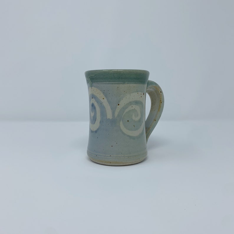 Handmade Ceramic Swirl Mugs - Etsy