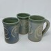 Handmade Ceramic Swirl Mugs - Etsy