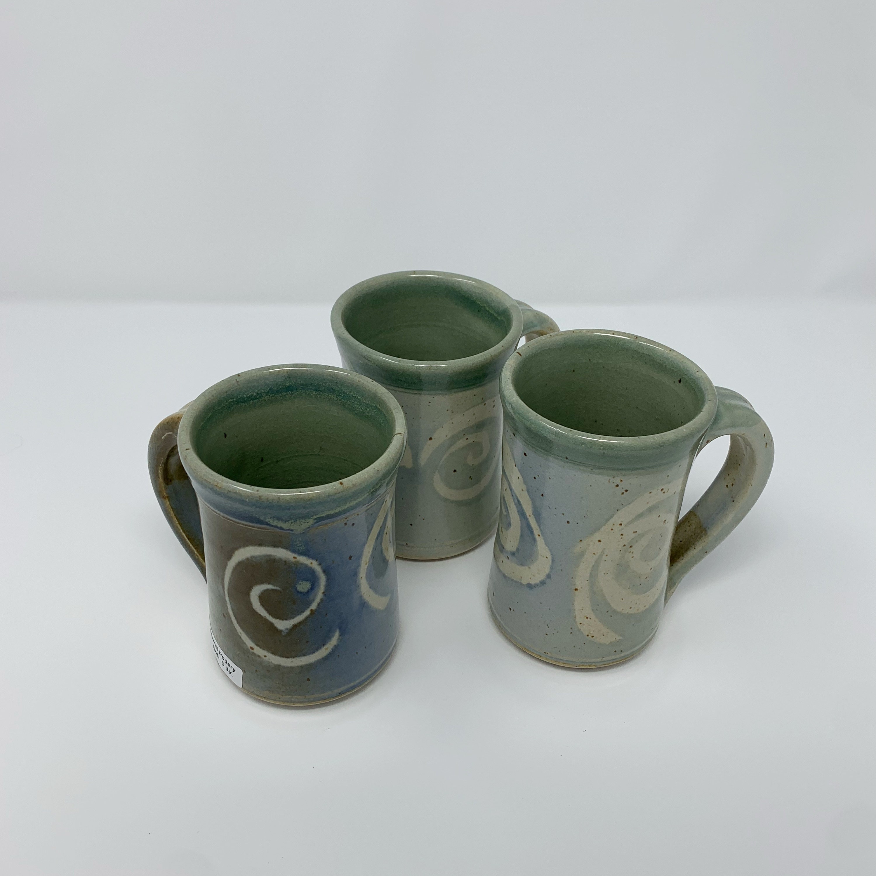 Handmade Ceramic Swirl Mugs - Etsy