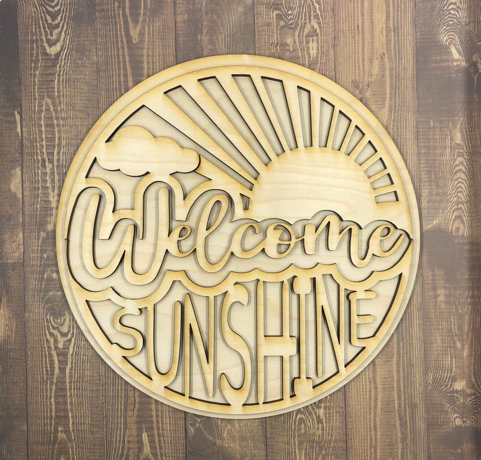 SVG Welcome Sign Front Door, SVG Door Hanger, Sunshine Svg, Summer ...