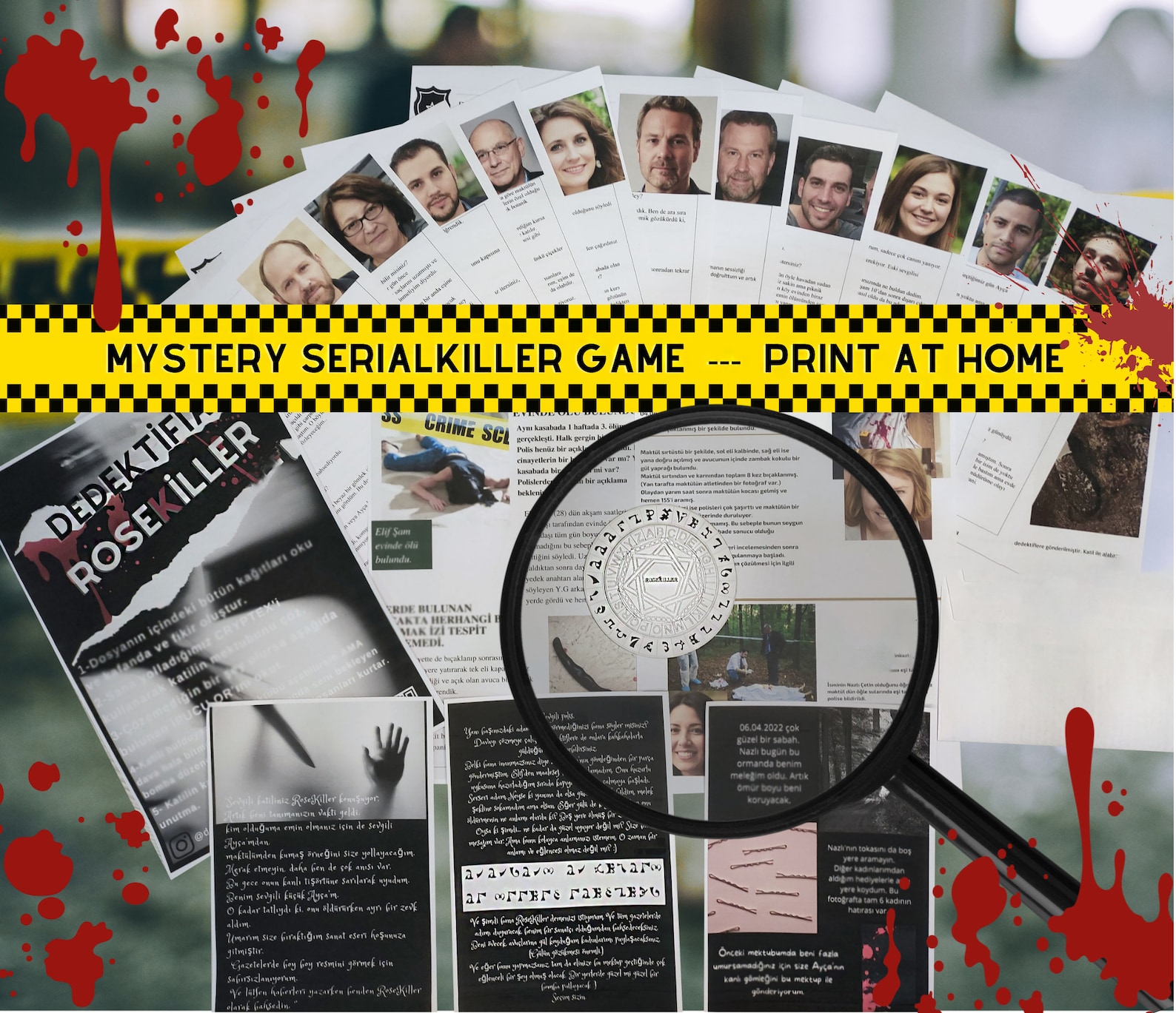 Printable Murder Mystery Game- True Crime-serial Killer Case-instant ...
