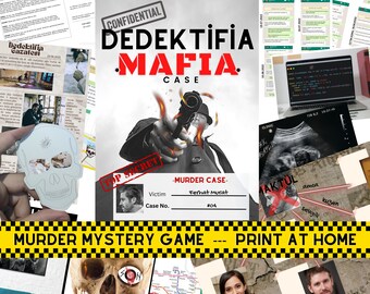 Printable Murder Mystery Game-digital Case-unsolved Mystery - Etsy