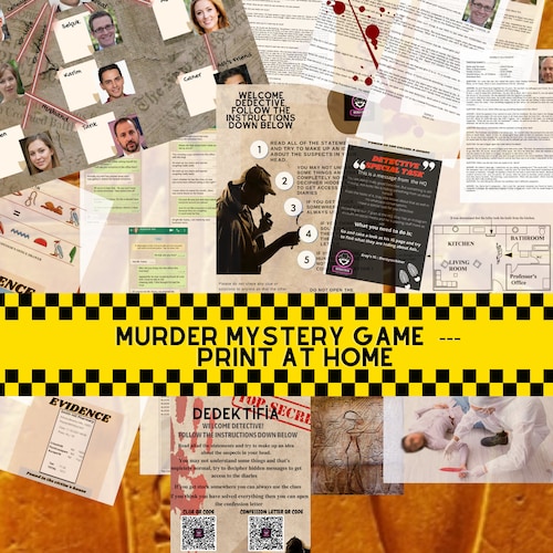 Printable Murder Mystery Game-digital Case-unsolved Mystery - Etsy
