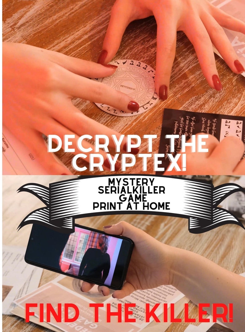 Printable Murder Mystery Game- True Crime-serial Killer Case-instant ...