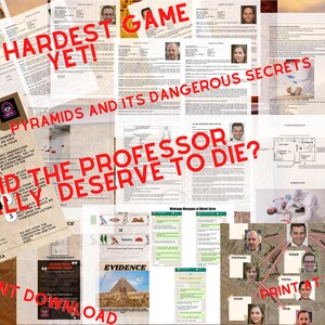 Printable Murder Mystery Game-digital Case-unsolved Mystery Case File ...