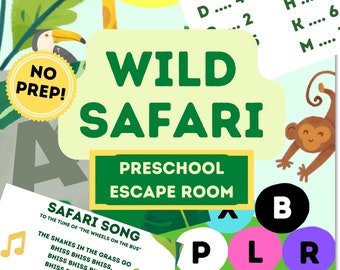 Dinosaur Escape Room for Kids Dinosaur Preschool Escape Room Printable ...