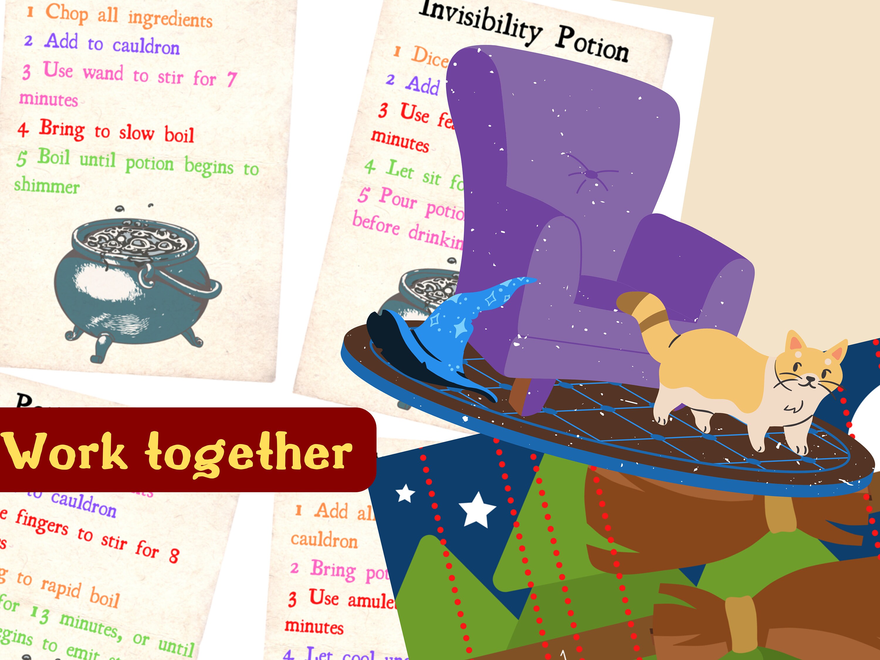 Wizard Escape Room for Kids Printable Magic School Game DIY Kit ...