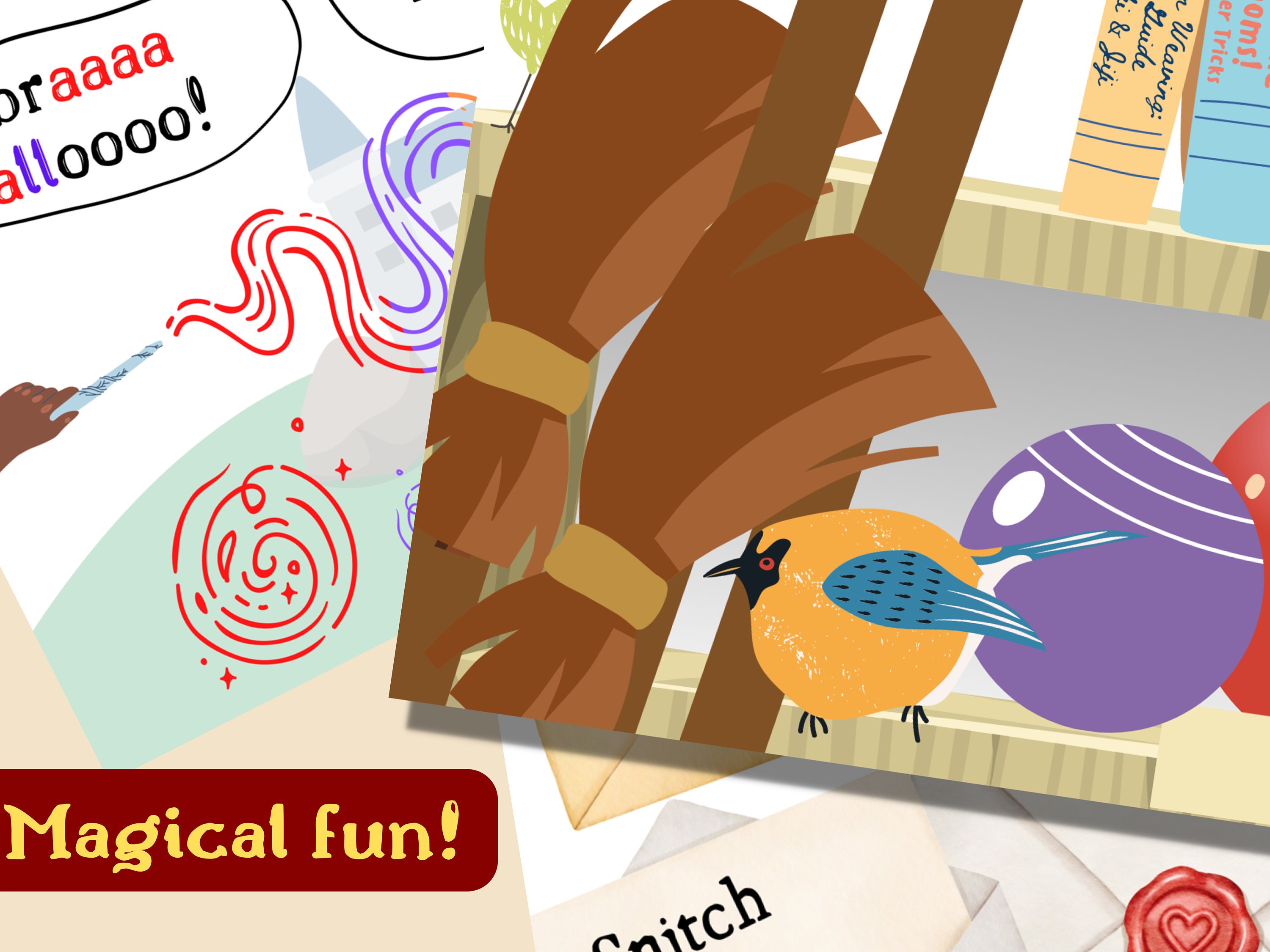 Wizard Escape Room for Kids Printable Magic School Game DIY Kit ...