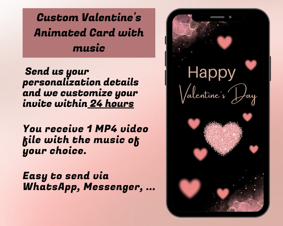 Happy Valentines Day E-card | Personalized Valentine Video Card ...