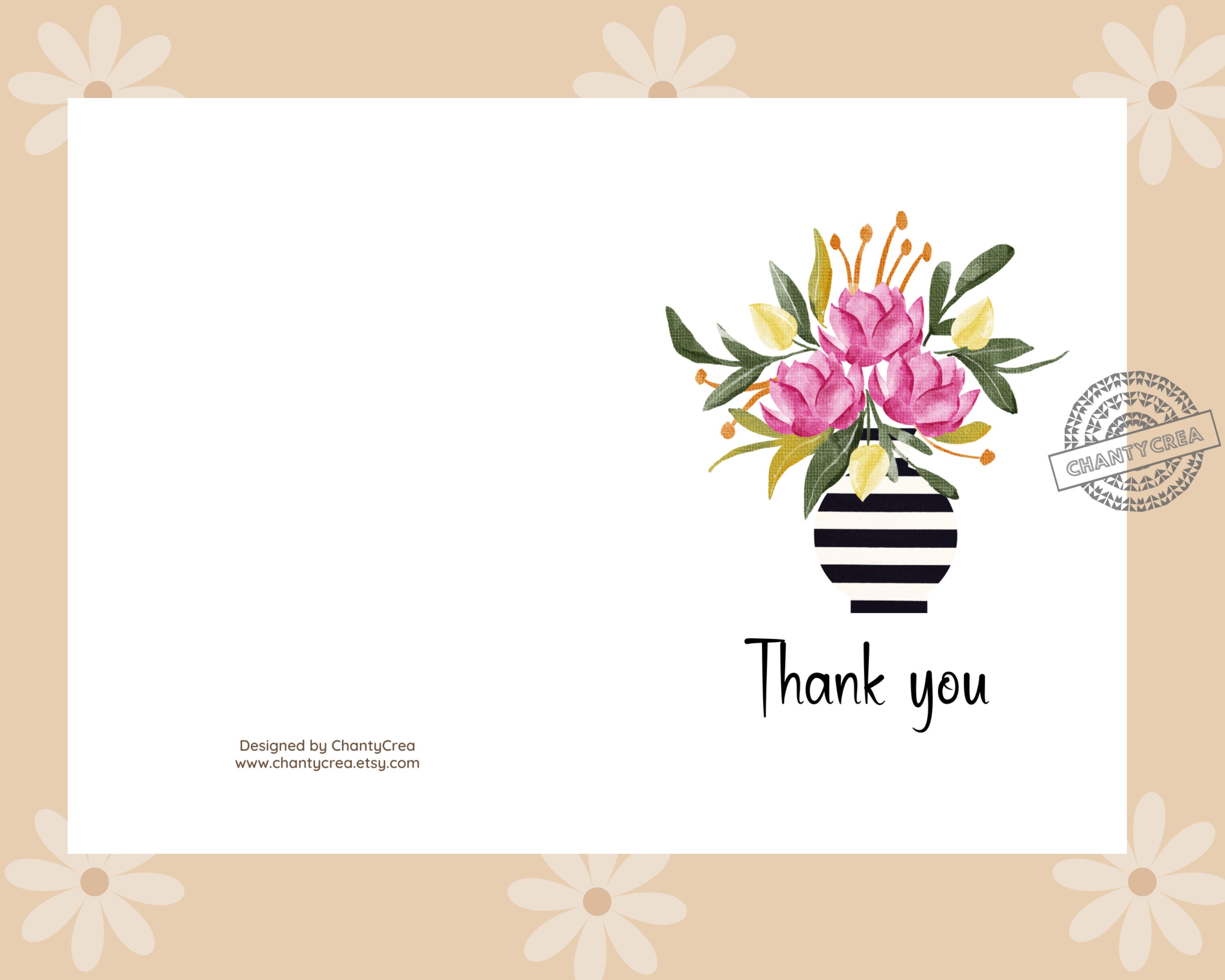 Thank You Printable Card | Gratitude Card | Appreciation Card |thank ...