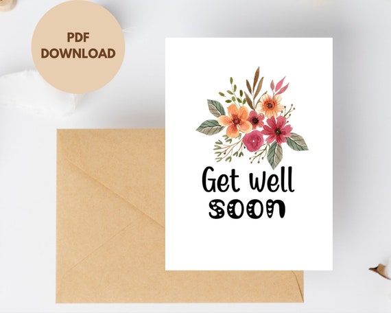Free Printable Get Well Greeting Cards Get Well Soon Greeting Card