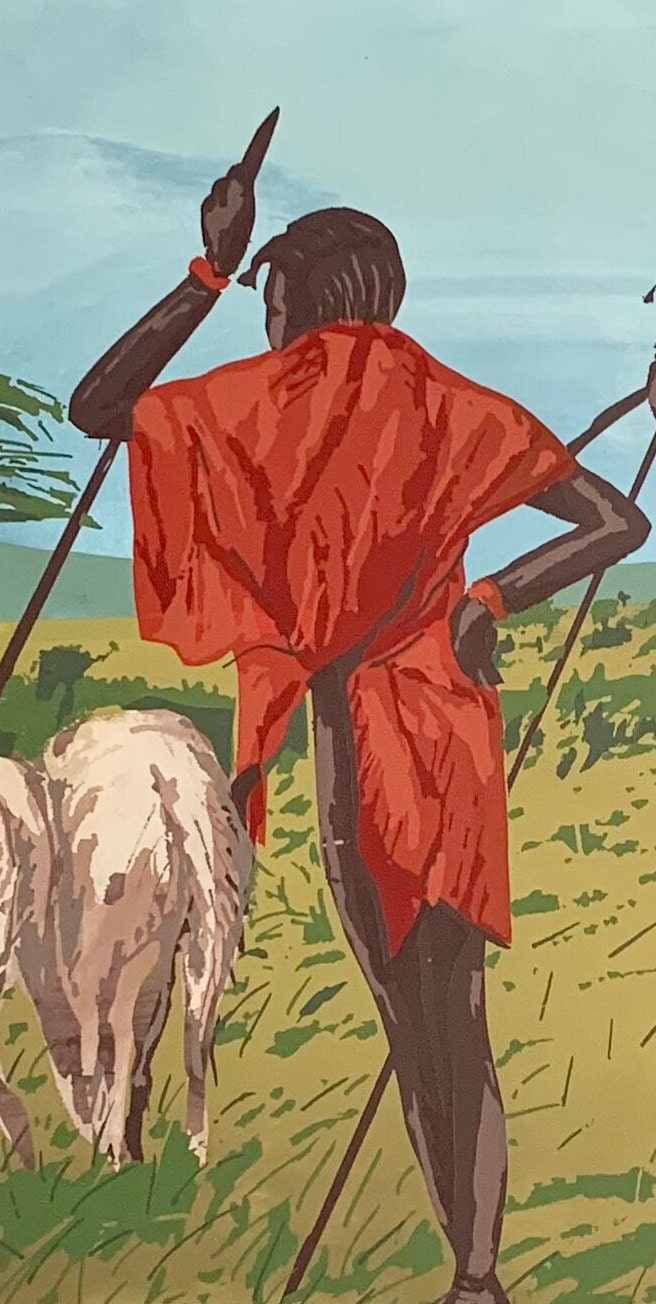 Enrica Marshall's African Village Art inkera - Etsy