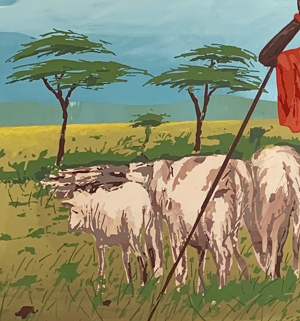 Enrica Marshall's African Village Art inkera - Etsy