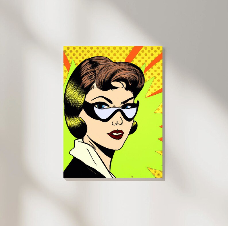 Comic Book Style Printable - Etsy