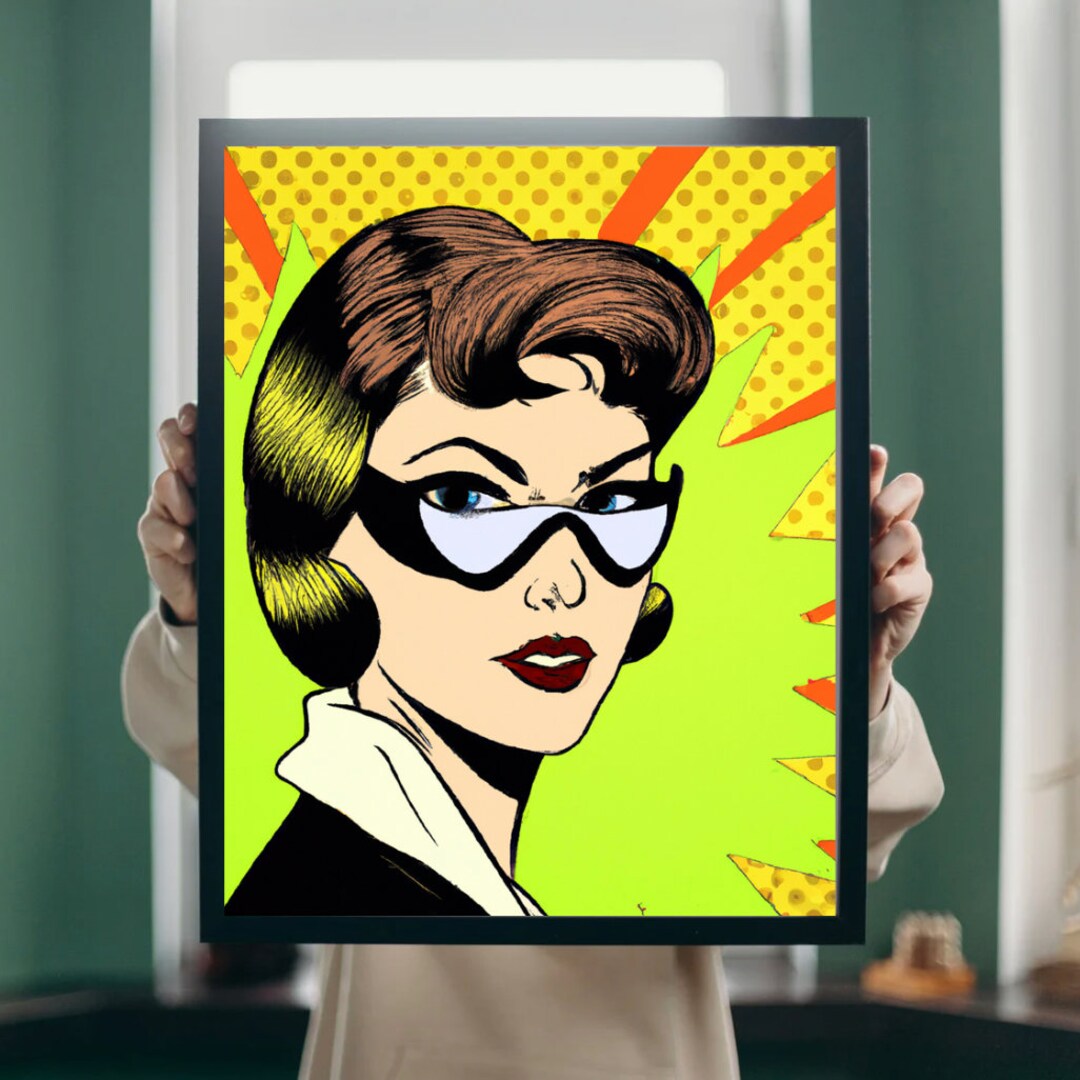 Comic Book Style Printable - Etsy