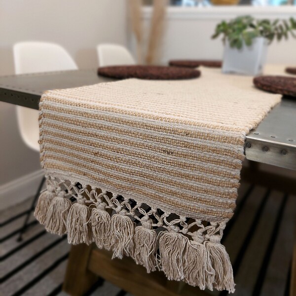 Jute Table Runner - Etsy