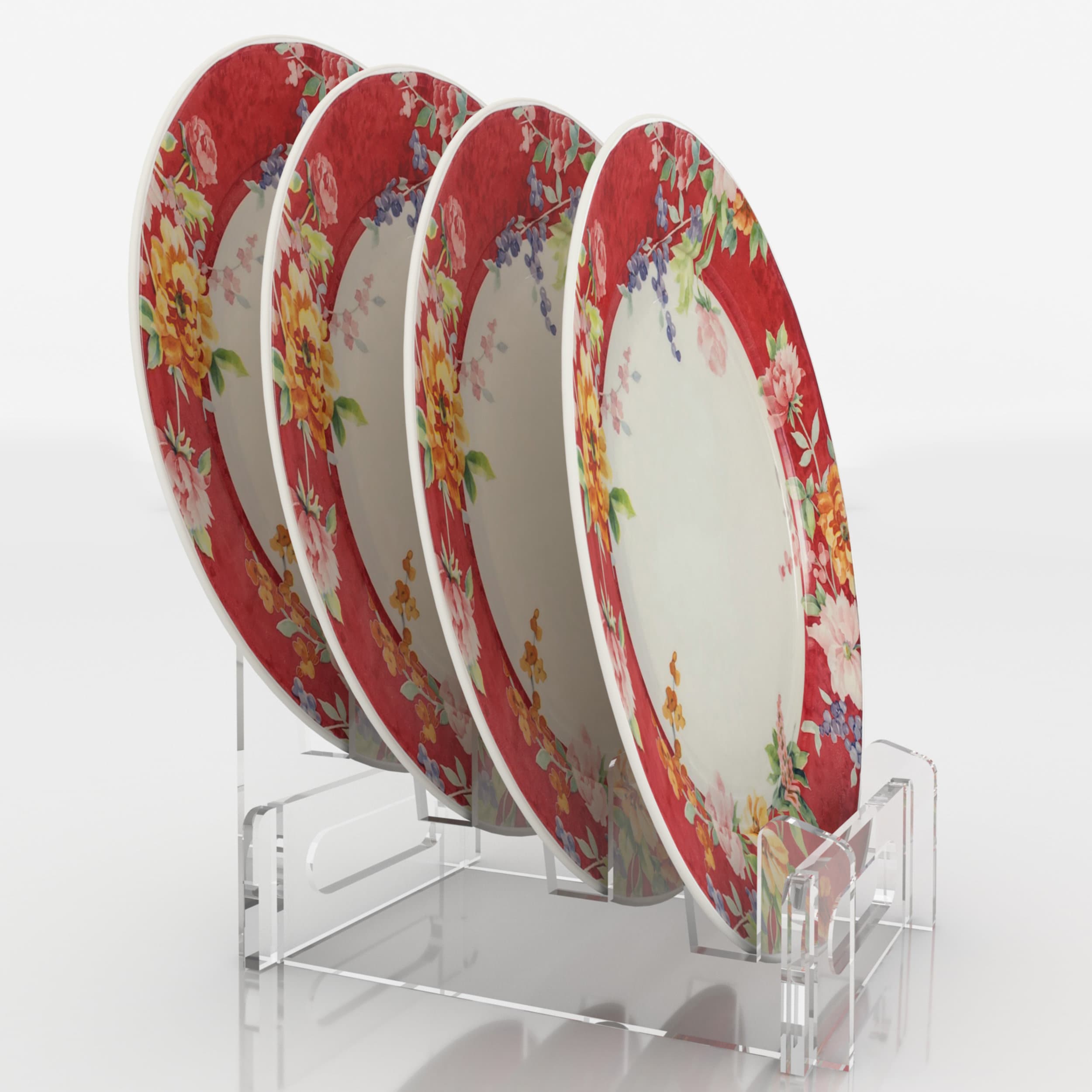 Vray Designs LLC - Clear Acrylic Plate Stands: Elegant Dinnerware ...