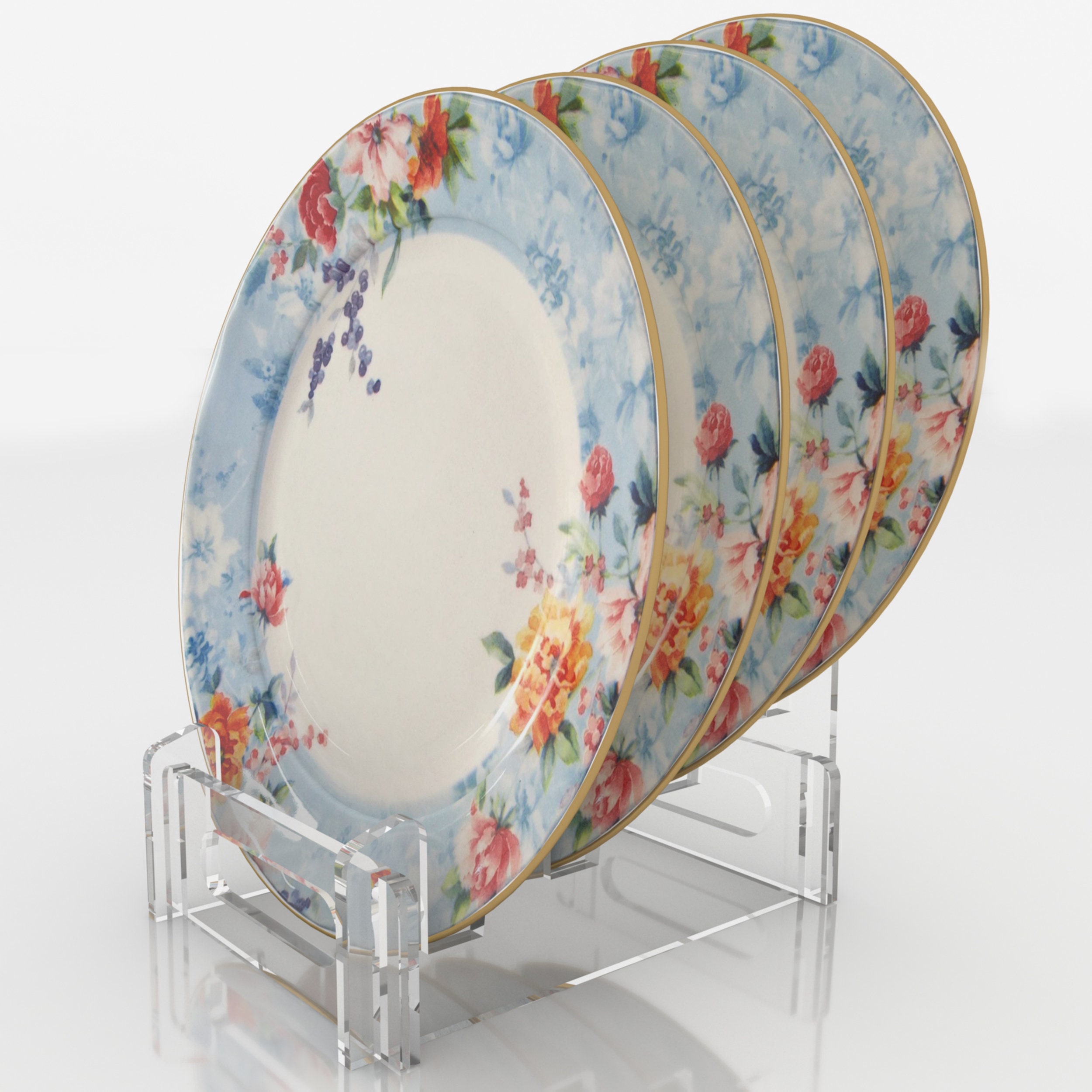 Clear Acrylic Plate Stand: Elegant Dinnerware Display - Etsy