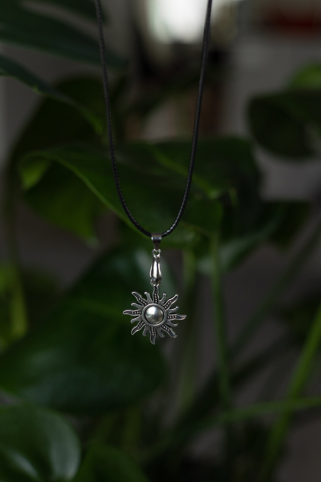 GVF Inspired Silver Sun Charm Necklace - Etsy