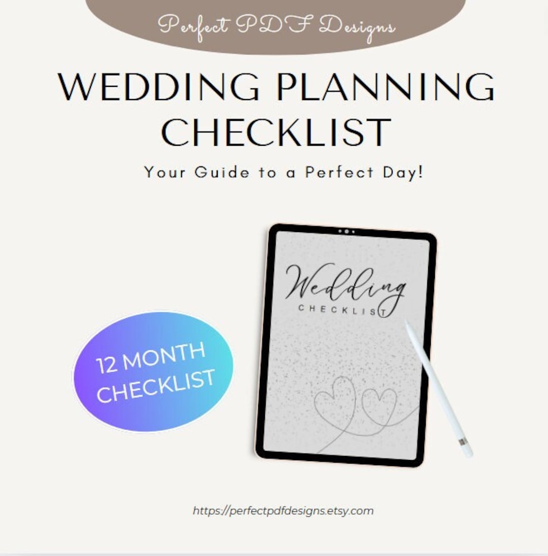 Ultimate Wedding Planning Checklist - Your Complete Guide to a Perfect ...